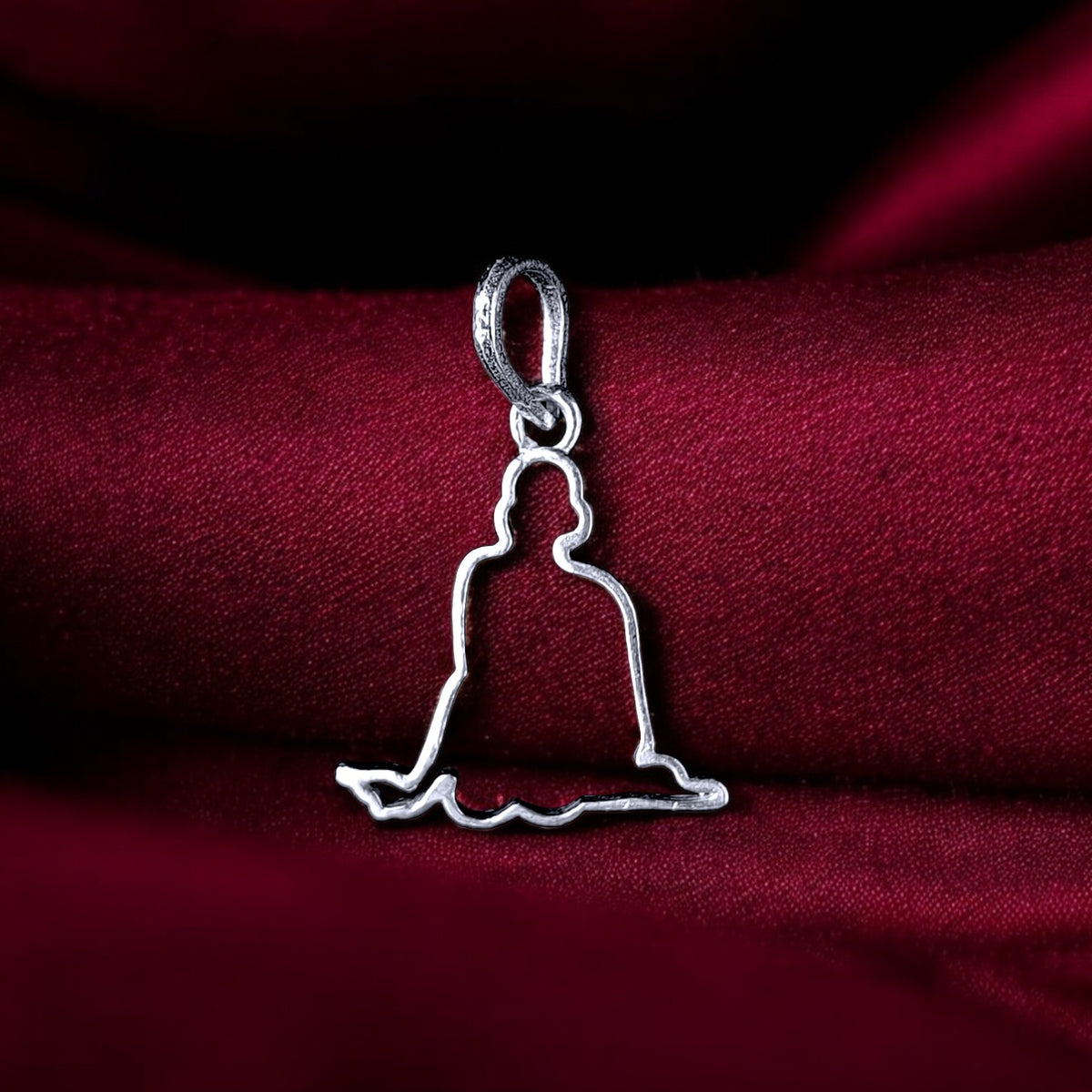 Shree Swami Samarth Locket 925 Silver – Swarajya Silvers