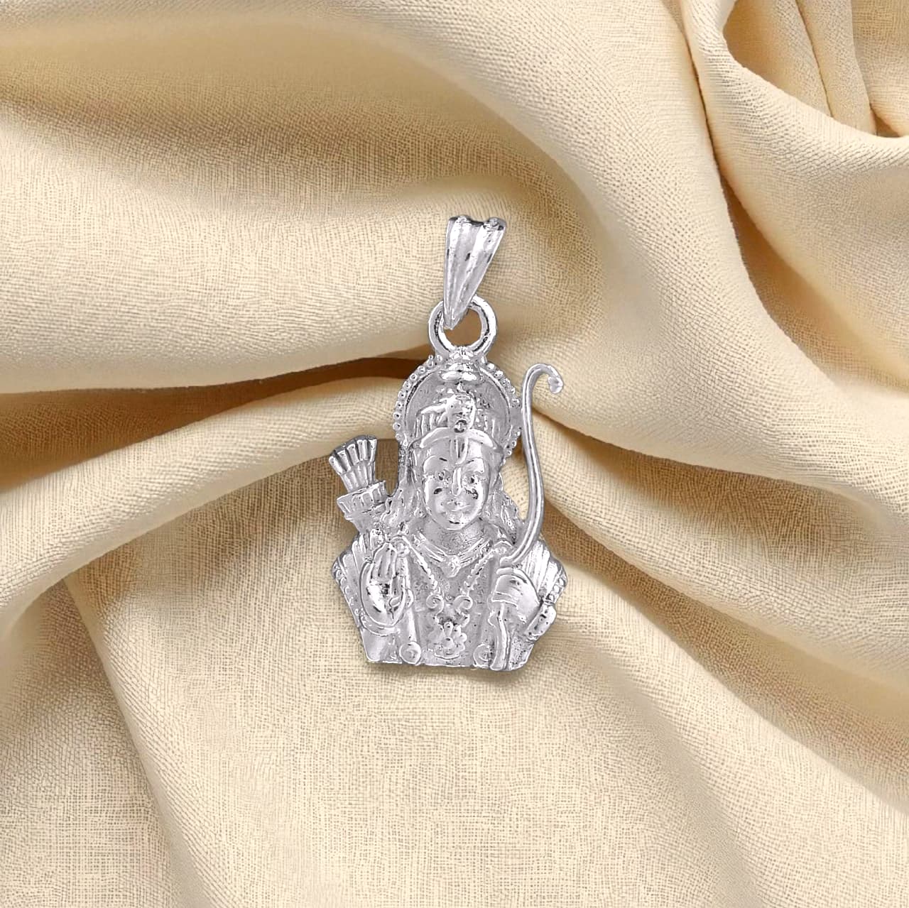Silver Lord Shree Ram S1 Pendant – Swarajya Silvers